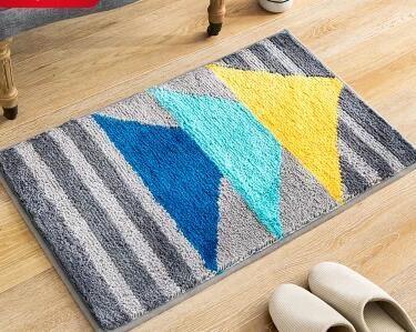 China New design Microfiber Bathmat  Doormat  TPR  Latex backing for sale