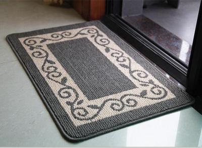 China New Design PP Twist Mat 10MM Pile High 50/80CM Bathmat Door mat Anti-Slip Backing for sale