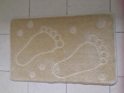 China Single PC 10MM Pile High PP Twist Mat Anti-Slip  TPR Backing for sale