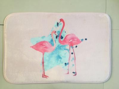 China Rise Water Absorption Rug Bath Mat Memory Foam Bath Mat PVC backing or SBR backing for sale
