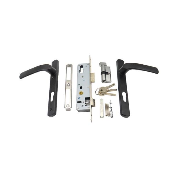Quality Home Office Aluminum Lever Door Handle with key lock OEM ODM Service for sale