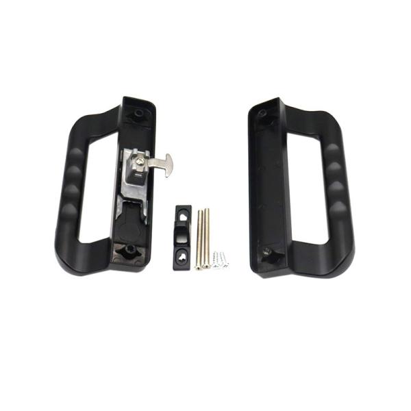 Quality Aluminum Alloy 168mm Double Sided Handles Distance 16mm Leaves for Sliding Door for sale