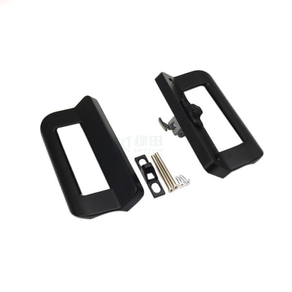 Quality Aluminum Alloy 168mm Double Sided Handles Distance 16mm Leaves for Sliding Door for sale