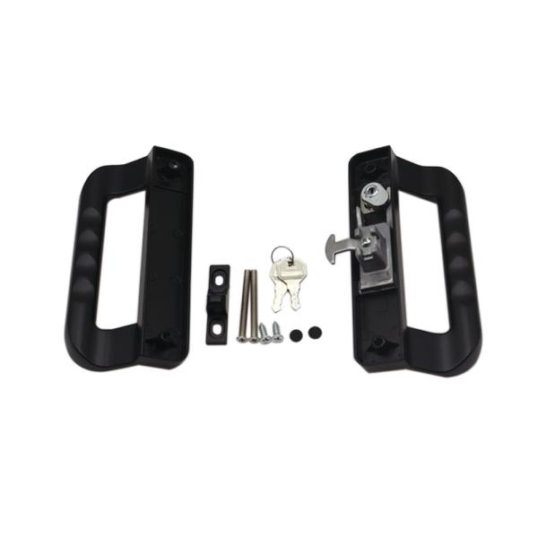 Quality Aluminum 168mm sliding Door Window Double Sided Handles With key Lock for sale