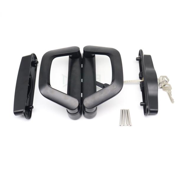 Quality Black D Shaped Door Handles Pull Handle Lock With Key Customizable Design for sale
