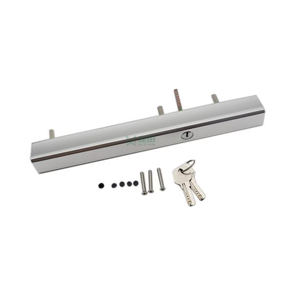 Quality Security Outside Interior Aluminum Long Door Handle With Keys 300mm Length for sale