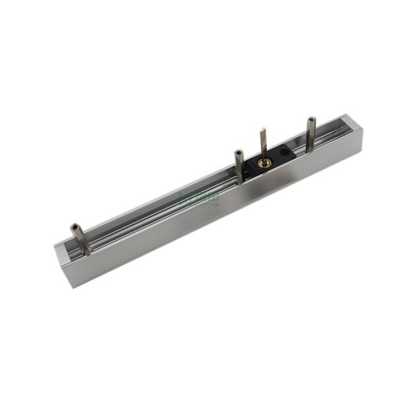 Quality Security Outside Interior Aluminum Long Door Handle With Keys 300mm Length for sale