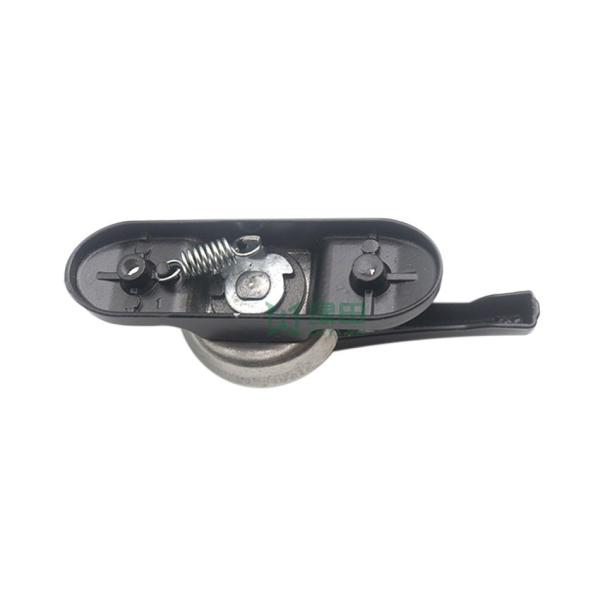 Quality Small Push Pull Black Crescent Lock Aluminum Material Moon Lock Window Hardware for sale