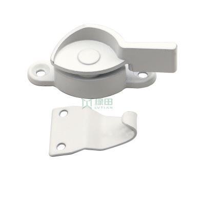 China Custom Colors Aluminum Sliding Crescent Moon Lock For Sliding Door And Window for sale