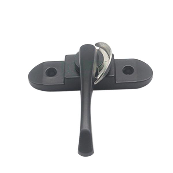 Quality Customized Black Two Way Crescent Window Lock With Aluminum Alloy Material for sale