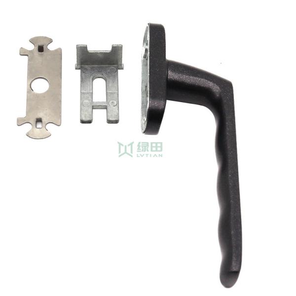 Quality Aluminum Black Sliding Door And Window Handles Simple Style child proof for sale