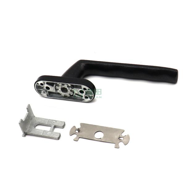 Quality Aluminum Black Sliding Door And Window Handles Simple Style child proof for sale