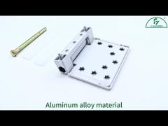 60mm 調整可能な商用ドアのピボットヒンジ アルミニウム素材 防傷