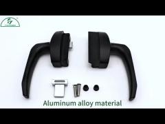 Half Zinc Aluminum Full Sliding Window Door Handles Customized Color Luxury Style