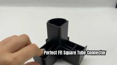 Durable Plastic Connector for Aluminum Square Tubing