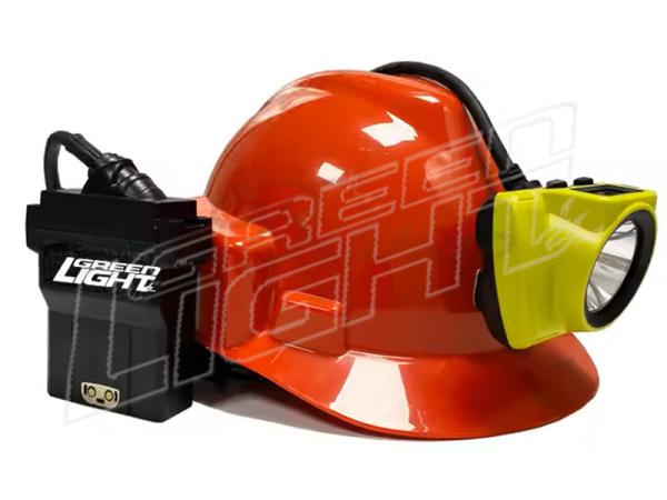 Quality GLD-6 mining cap lamp with OLED screen 25000lux strong brightness 13.6Ah big for sale