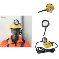 Quality 800mA Corded Mining Lamps with One Main Light and Two Auxiliary Lights for sale