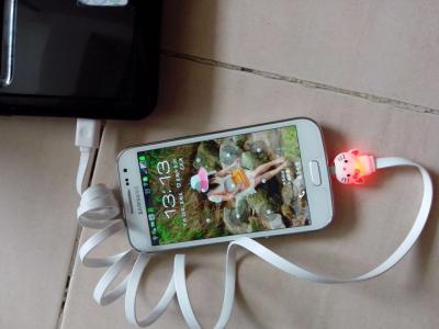 China Light cartoon rechargeable cable welcome the customers' design for sale