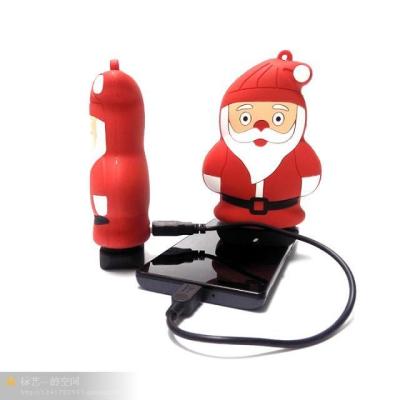 China promotional Santa Claus Christmas Father shaped power bank for sale