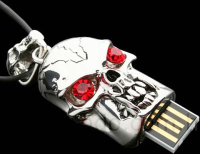 China custom metal skull usb stick China supplier for sale