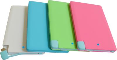 China credit card shaped power bank 2200mah for sale