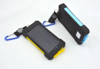 China New design wholesale flashlight travel battery rohs universal solar power bank for sale
