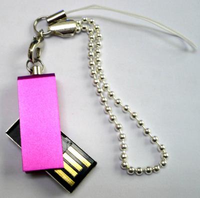 China Metal swivel mini shape 2.0 usb pen drive 4gb with logo engraving for sale