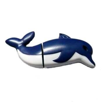 China Wholsale vivid dolphin shape cartoon usb memory stick pen drive full capacity 4gb/8gb/16gb/32gb/64gb usb flash drive for sale