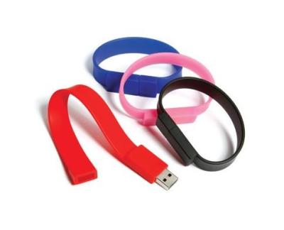 China gift silicone bracelet usb flash drive for sale