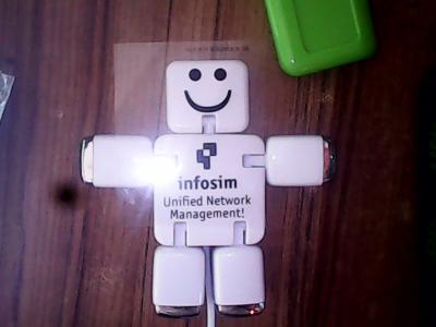 China Novelty Style Little Human Figure Shape Micro USB Hub 2.0 with Four Ports for Smart Phone for sale