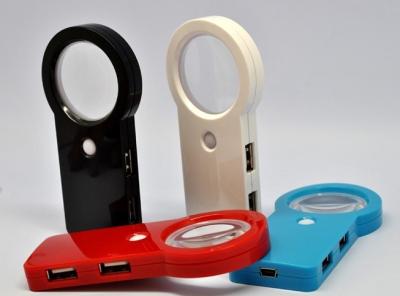 China magnifier shaped USB Hub for sale