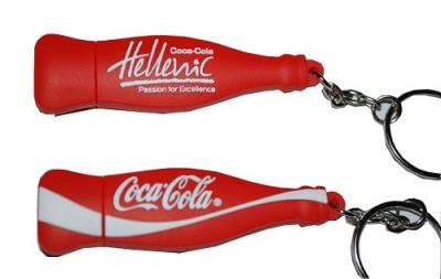 China coca cola bottle shaped usb flash memory for sale