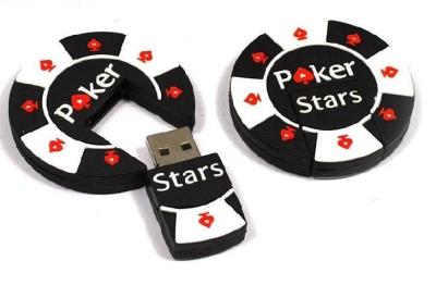 China poker shaped usb flash memory for sale