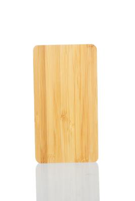 China natural bamboo rectangle 4000mah power bank for sale