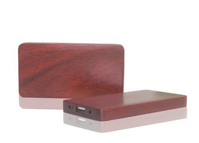 China natural dark wood rectangle 4000mah power bank for sale