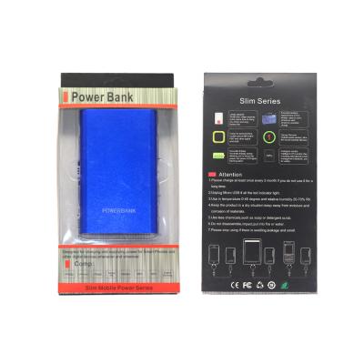 China aluminum metal case 8000mah real capacity power bank dual output for sale