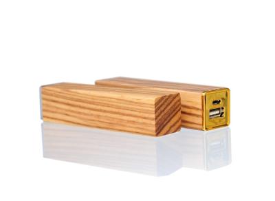 China See larger image Wood power bank with custom logo printing, hot selling smart phone charger, high quality 2600mAh power for sale