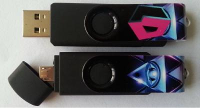 China Customized logo OTG usb flash memory for mobile phone for sale