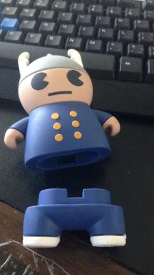 China Customized pvc cartoon gift 2600mah power bank mobile phone charger for sale