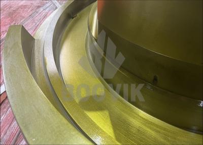 Cina Cone Crusher Spare Parts MVP380 Wedge Plate 0480030087 0480030189 STEEL ASTM-A27 GR.70-40 in vendita