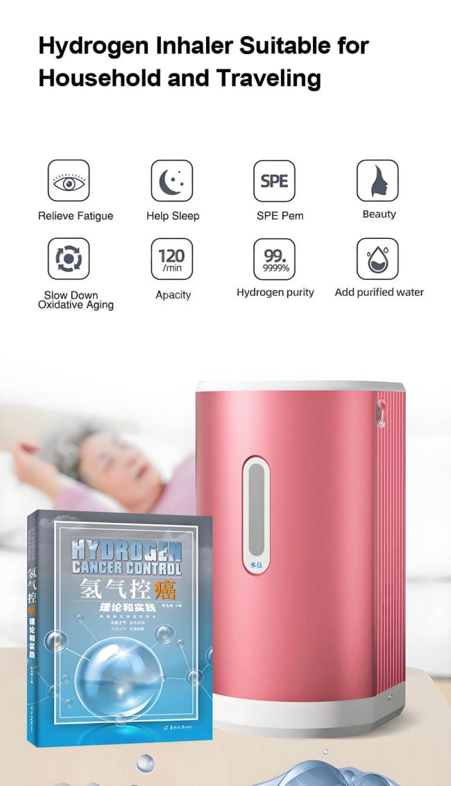 S90 Portable Hydrogen Inhaler in use