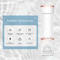 China White Antioxidant Hydrogen Water Bottle 310ml SPE PEM Generator Customizable for sale