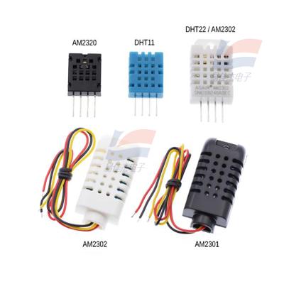 China YJJ AM2302 Temperature and Humidity Sensor Module - Digital Output Order Model Black Module for sale