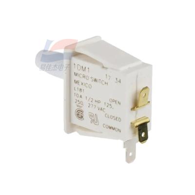 China YJJ 1DM1 Microswitch Basic/Fast-acting Switch 10A 277VAC Piston Single-Pole Double-Throw for sale