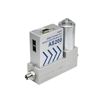 China AS200B Aluminum alloy high-precision gas mass flow controller, air micro-gas flow meter for sale