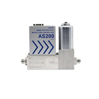 China AS200B Aluminum alloy high-precision gas mass flow controller, air micro-gas flow meter for sale