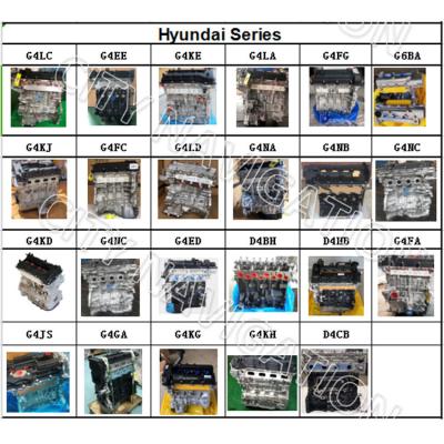Cina Hyundai Tucson 2.0L G4BA Auto Motor Assembly Long Block 104/6000 kw/rpm Professionale in vendita