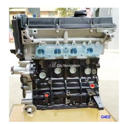 China 100% testado G4EE Motor Long Block motor 1.4L para Hyundai KIA Getz accent rio à venda