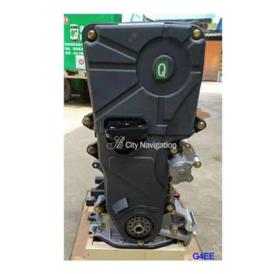 China 100% testado G4EE Motor Long Block motor 1.4L para Hyundai KIA Getz accent rio à venda