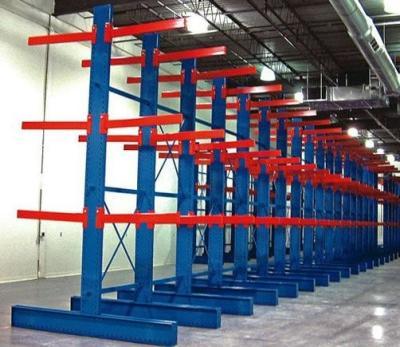 China Warehouse storage cantilever rack heavy duty cantilever racking for rebar storage for sale